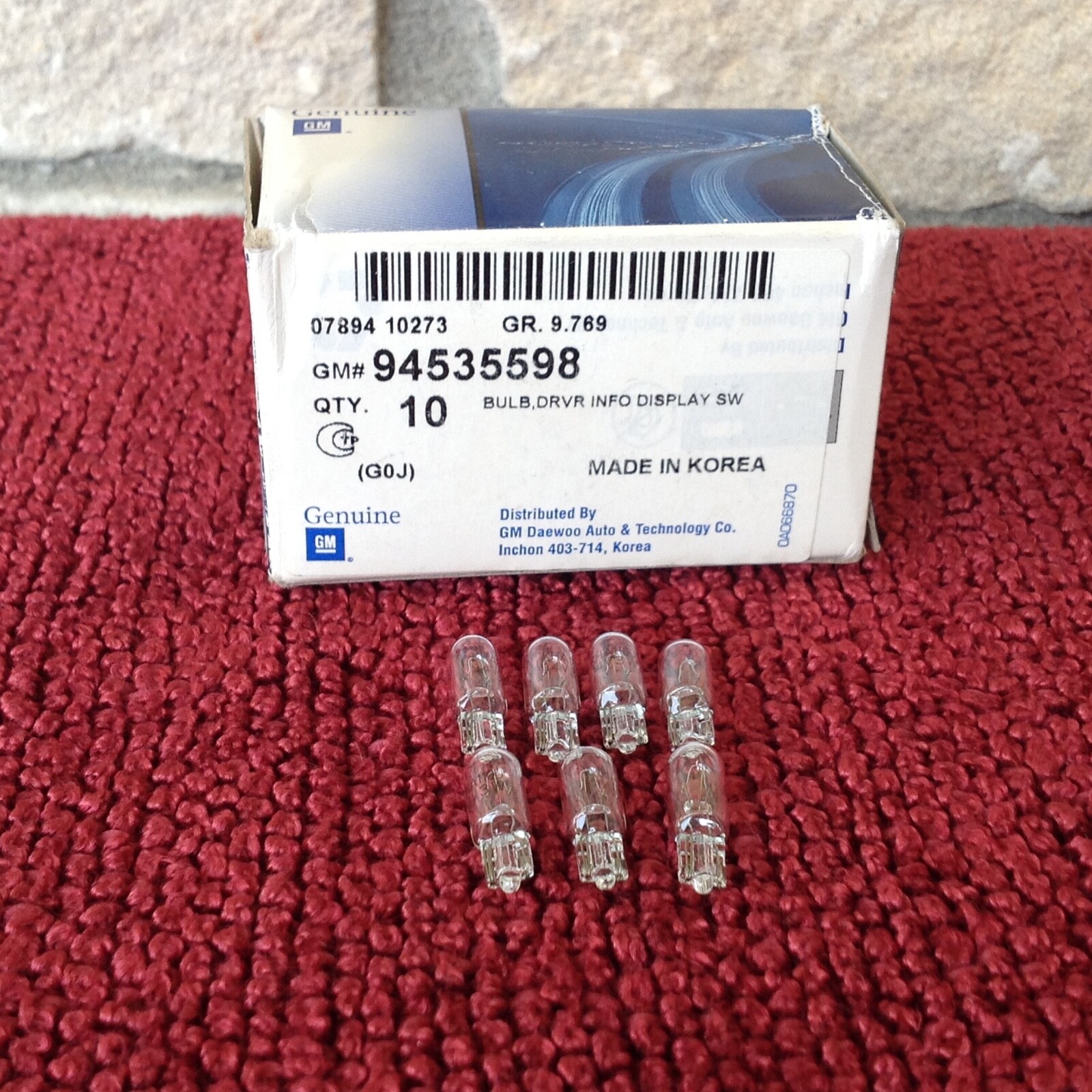 Genuine GM Light Bulb #94535598 Lot Of 7 | eBay