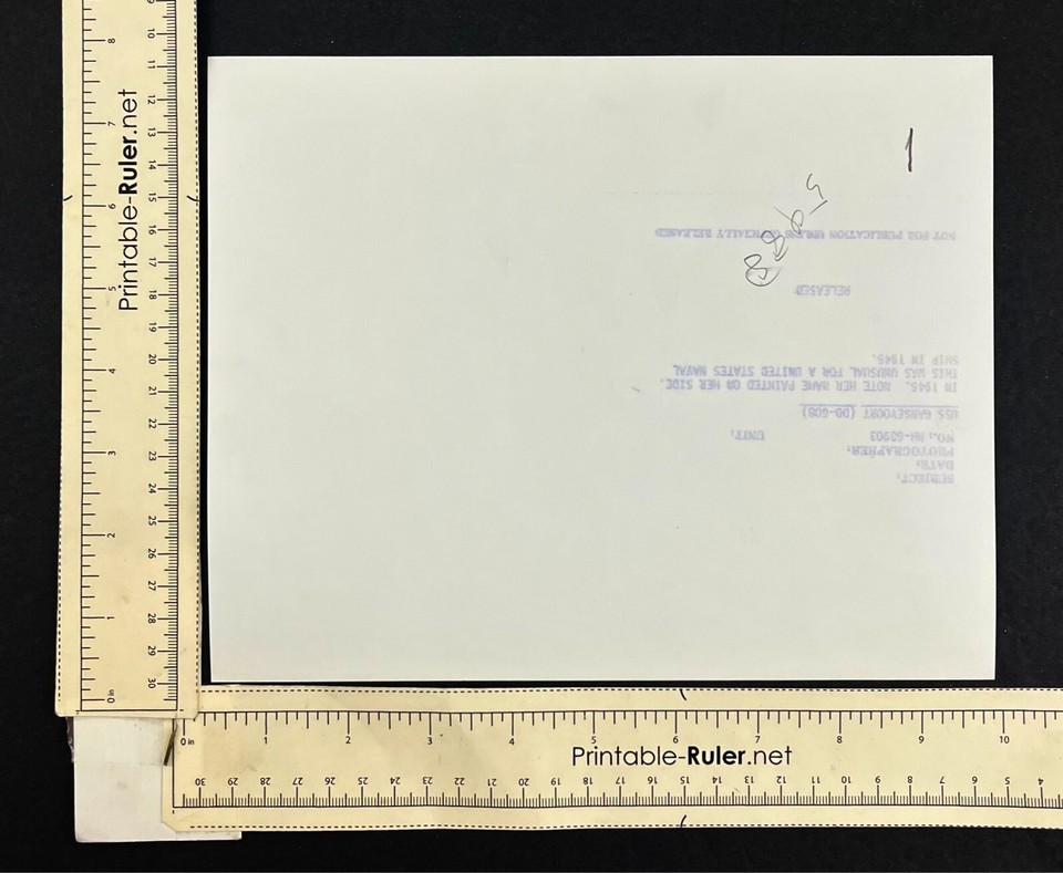 USS Gansevoort DD-608 WWII Benson Destroyer Ship VTG US Navy Press ...