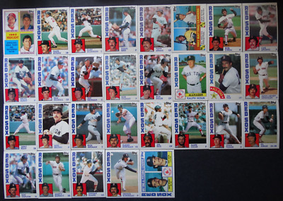 1984 Topps Boston Red Sox Team Set of 29 Baseball Cards | eBay