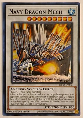 Yugioh Navy Dragon Mech DIFO-EN082 Super Rare 1st Edition | eBay