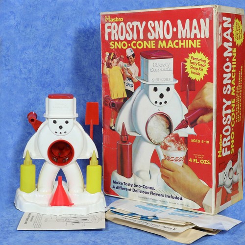 1970s Frosty Snowman SNO-CONE MACHINE in Box by Hasbro NICE! | eBay
