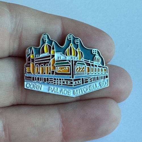 Vtg Corn Palace Mitchell SD Souvenir Lapel Pin South Dakota Collectible ...