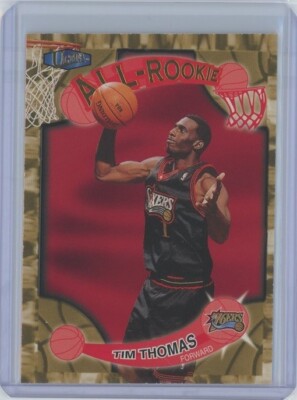TIM THOMAS 1997-98 Fleer Ultra RC All-Rookie Insert #13 of 15 Sixers | eBay