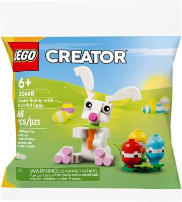 LEGO 30668 CREATOR NEW Easter GIFT Bunny Colorful red blue yellow Eggs ...