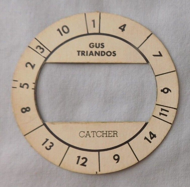 1957 Cadaco Disc Baseball Disc - Pick one | eBay