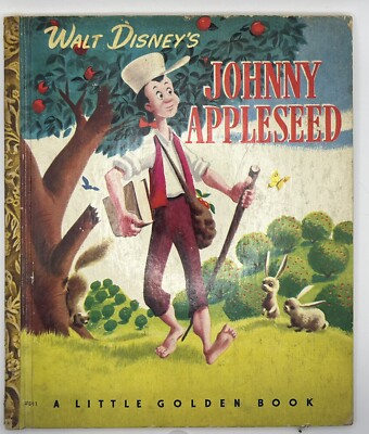 Rare 1949 Disney’s JOHNNY APPLESEED 1st "A" Edition Little Golden Book ...