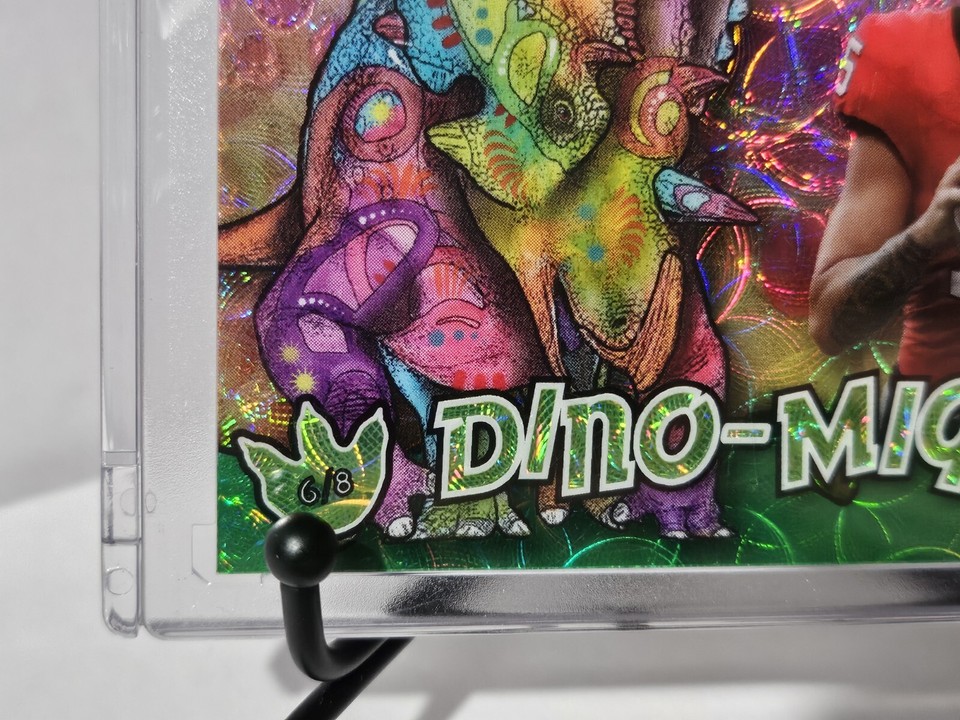 Carson Beck 2023 Wild Card Alumination Dino-Might PRC Green ...