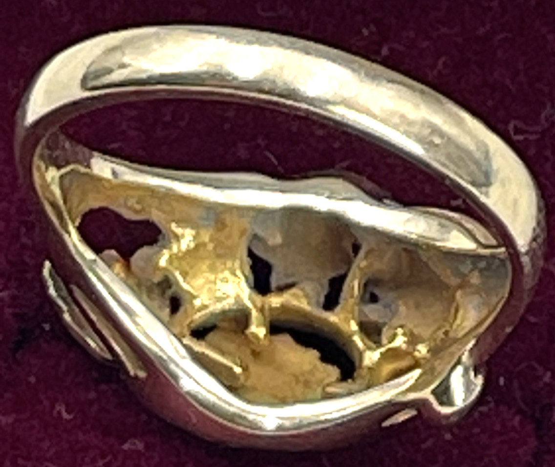 10K Black Hills Gold Grape Leaf Ladies Ring Size 6.5 4g Estate Find | eBay