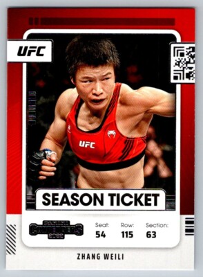 2022 Panini Chronicles Contenders UFC Zhang Weili Strawweight #101 | eBay