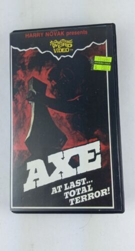 Vintage Axe Something Weird Video Horror Novak VHS 1973 1996 | eBay