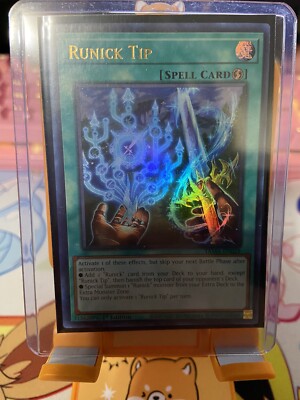 Yu-Gi-Oh! TCG Runick Tip Tactical Masters TAMA-EN029 1st Edition Ultra ...