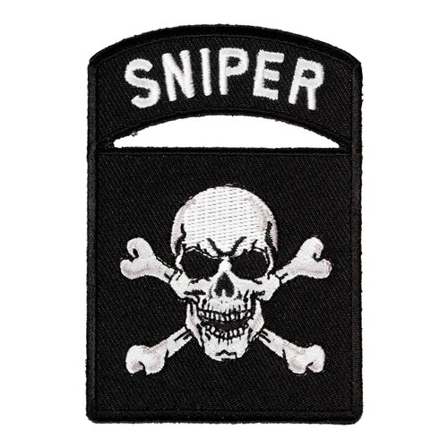 Sniper Tab Skull & Crossbones Patch, Military Patches | eBay