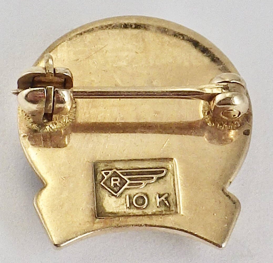 Vintage 10K Yellow & White Gold General Mills Inc. Employee Service Pin ...