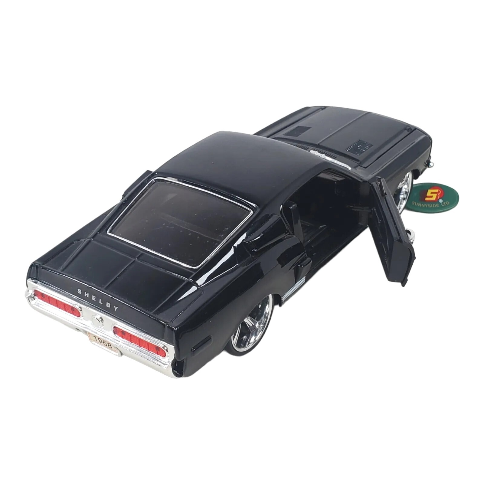 1968 Shelby Mustang GT500KR Superior Sunnyside Diecast Black 1:24 1/24 ...