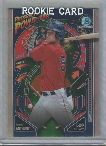 2024 Bowman Chrome-ROMAN ANTHONY-Rookie Card-Insert-#PP-13-Boston Red ...