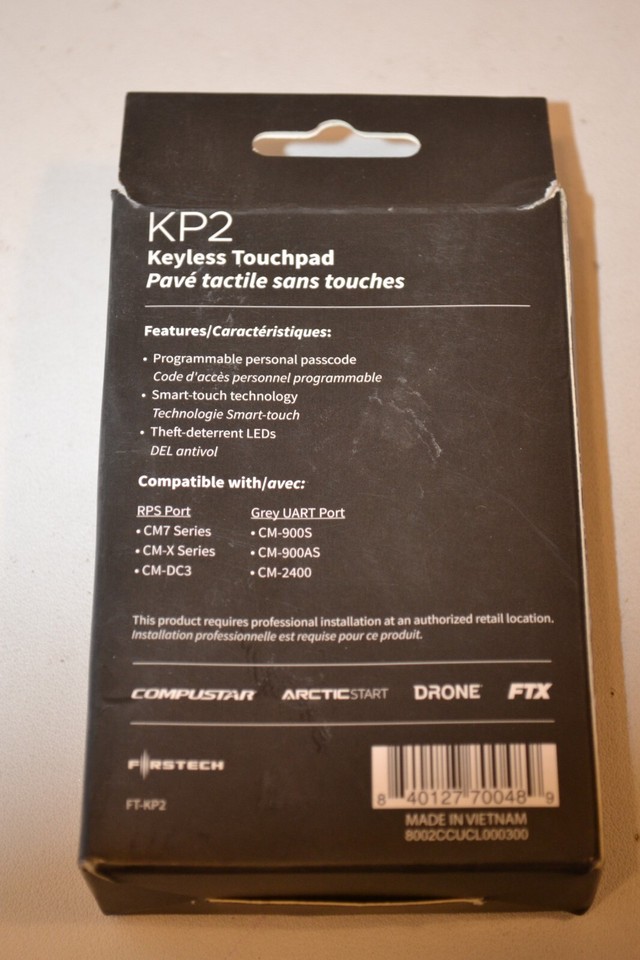Firstech FTKP2 - KP2 7-Digit Keyless Touchpad CompuStar | eBay