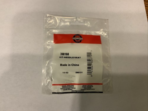 Briggs And Stratton Genuine OEM 398188 Needle Seat Kit | eBay