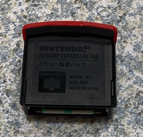 Nintendo 64 Memory Expansion Pak [NUS-007] N64 Official Authentic ...