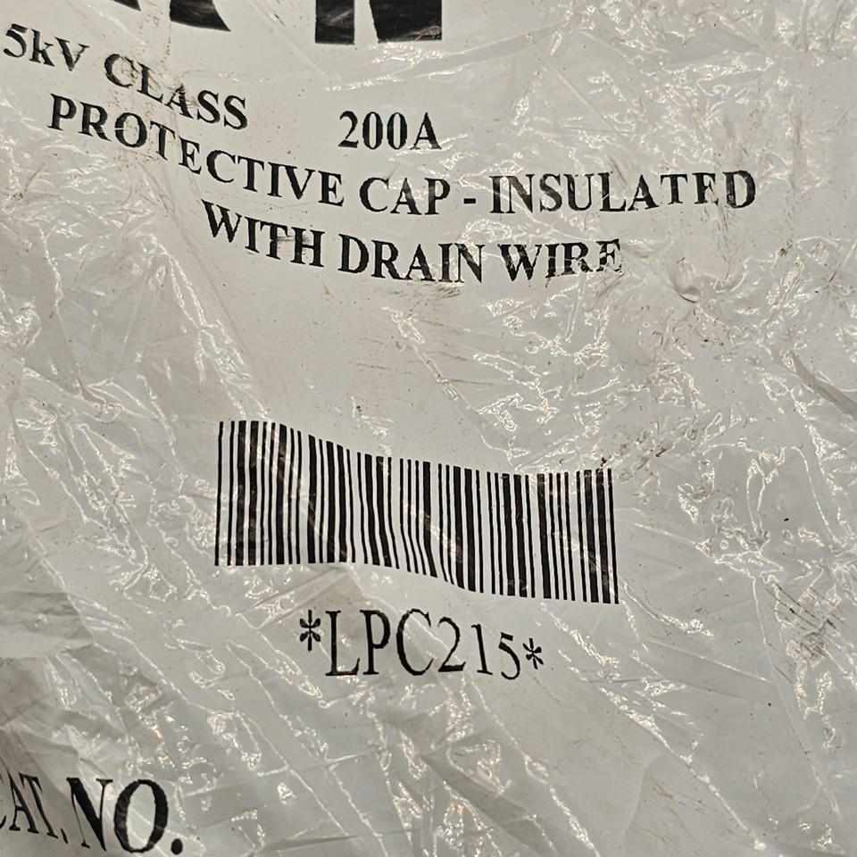 Eaton LPC215: 15kV Class 200A Loadbreak Protective Cap - Insulated W ...