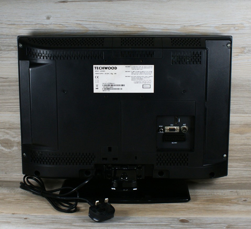 Techwood LVD1963D 19 Inch TV Ideal For Caravan Camper Van TV Working ...
