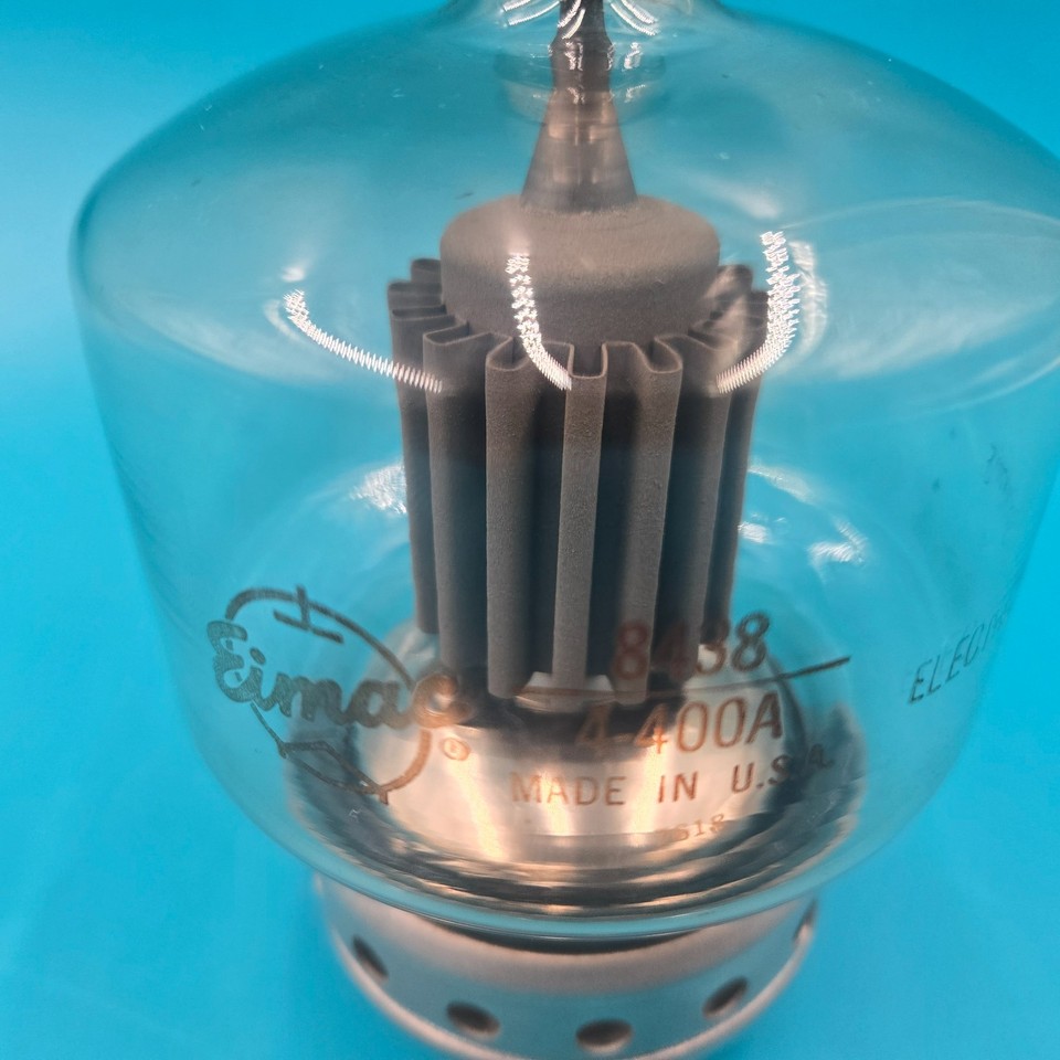 (2) Vintage EIMAC JAN-8438 4-400A Vacuum Tubes -USED -Pulls from ...