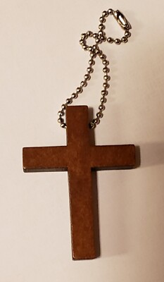Wood Cross Charm / Pendant, Key Chain, Candles, Ornaments, Gifts ...