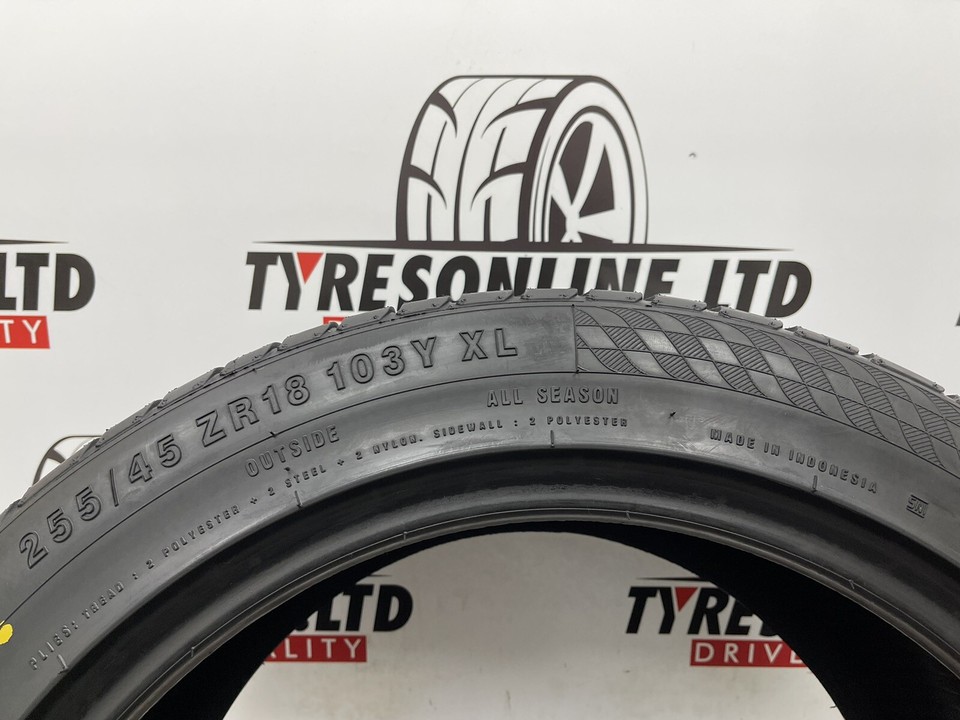4 X 255 45 18 ACCELERA 103Y XL 255/45ZR18 BRAND NEW MID RANG 2554518 ...