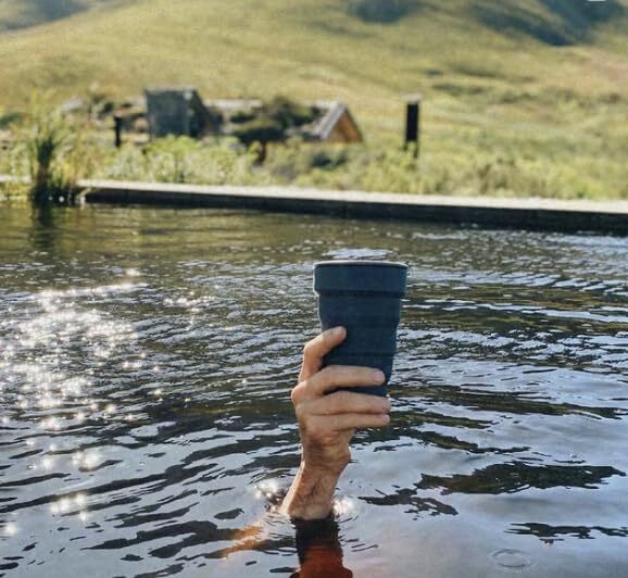 HuNu Collapsible Coffee Cup with Lid | eBay