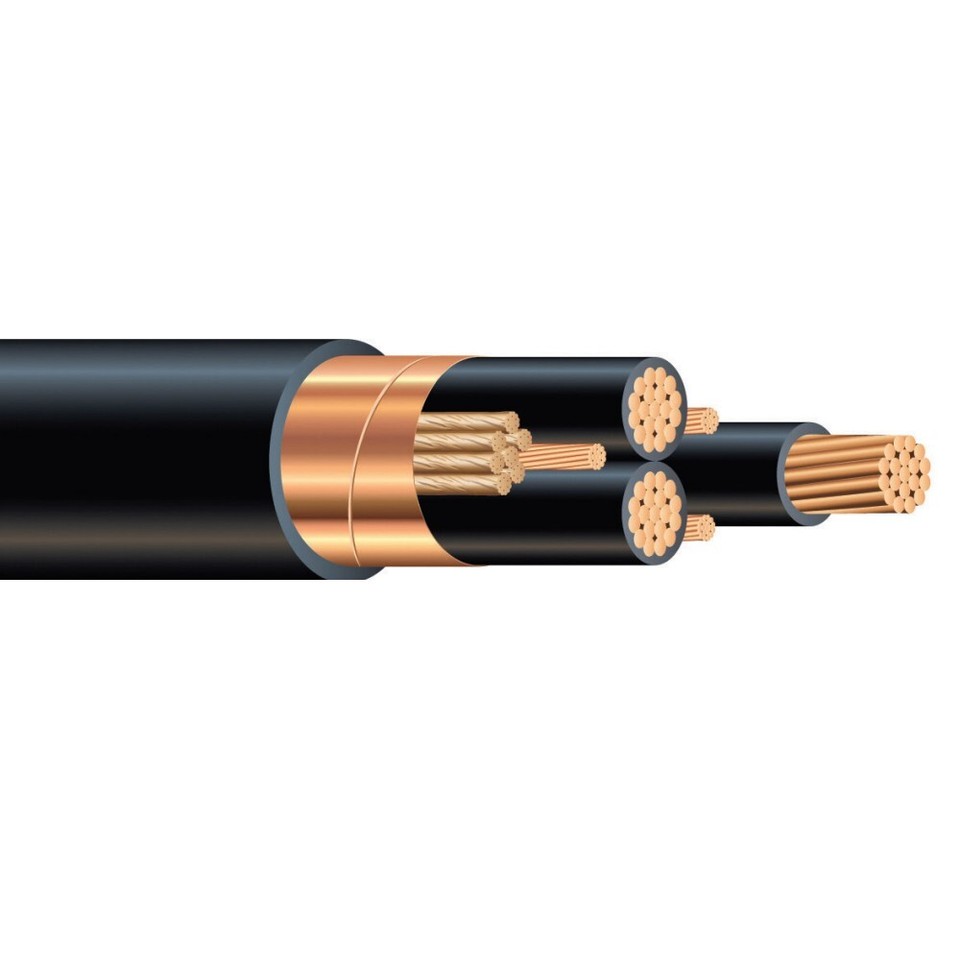 1000' 14/3 Shielded VFD Power Cable With 3#18 Ground TC-ER PVC Jacket ...