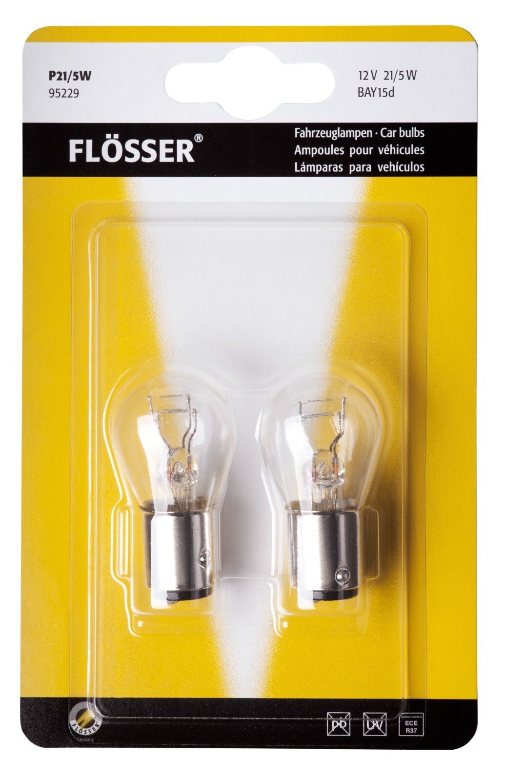 Flosser 1157 P21/5W 21/5W 95229 Two Bulbs Head Light Cornering Turn ...