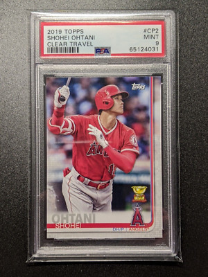 2019 Topps Shohei Ohtani Rookie Cup #CP2 Topps Clear Travel SSP PSA 9 ...
