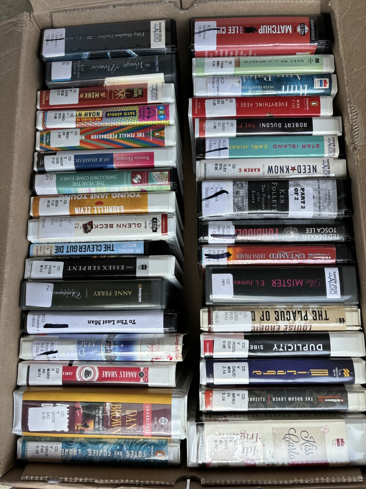 Audio Books On Cd Lot Mixed Lot Fiction | eBay