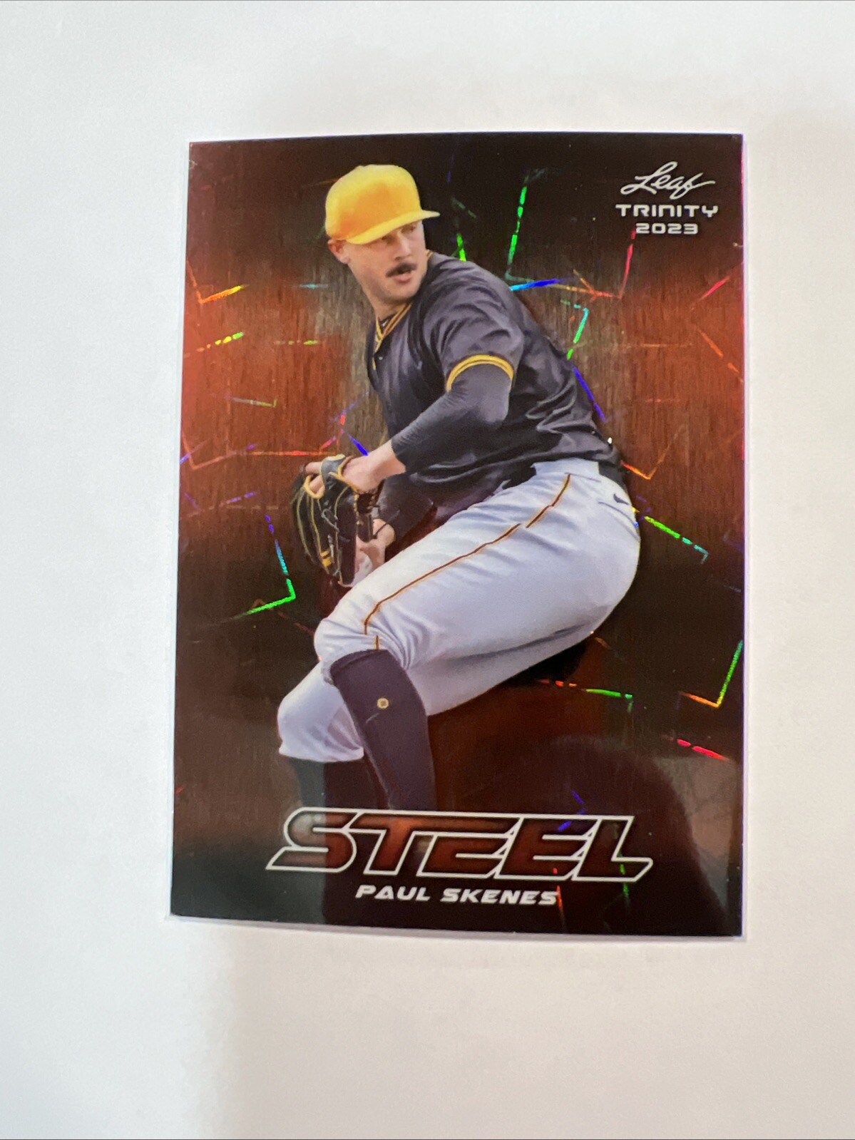 Paul Skenes 2023 Leaf Trinity Baseball Steel Orange 14/15 # S-53 ...