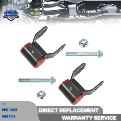 Rear Shackle 1.5" / 2" Lift Kit For 1997/1998/1999-2003 Ford F150 2WD ...