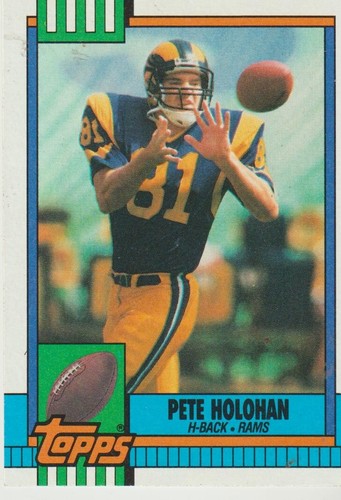 Topps 1990 NFL Card Los Angeles Rams #78 Pete Holohan | eBay.de