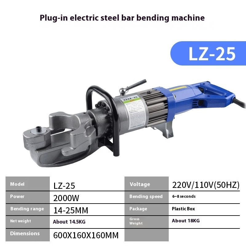 Portable Electric Steel Bending Machine Hoop Bender Portable Bending ...