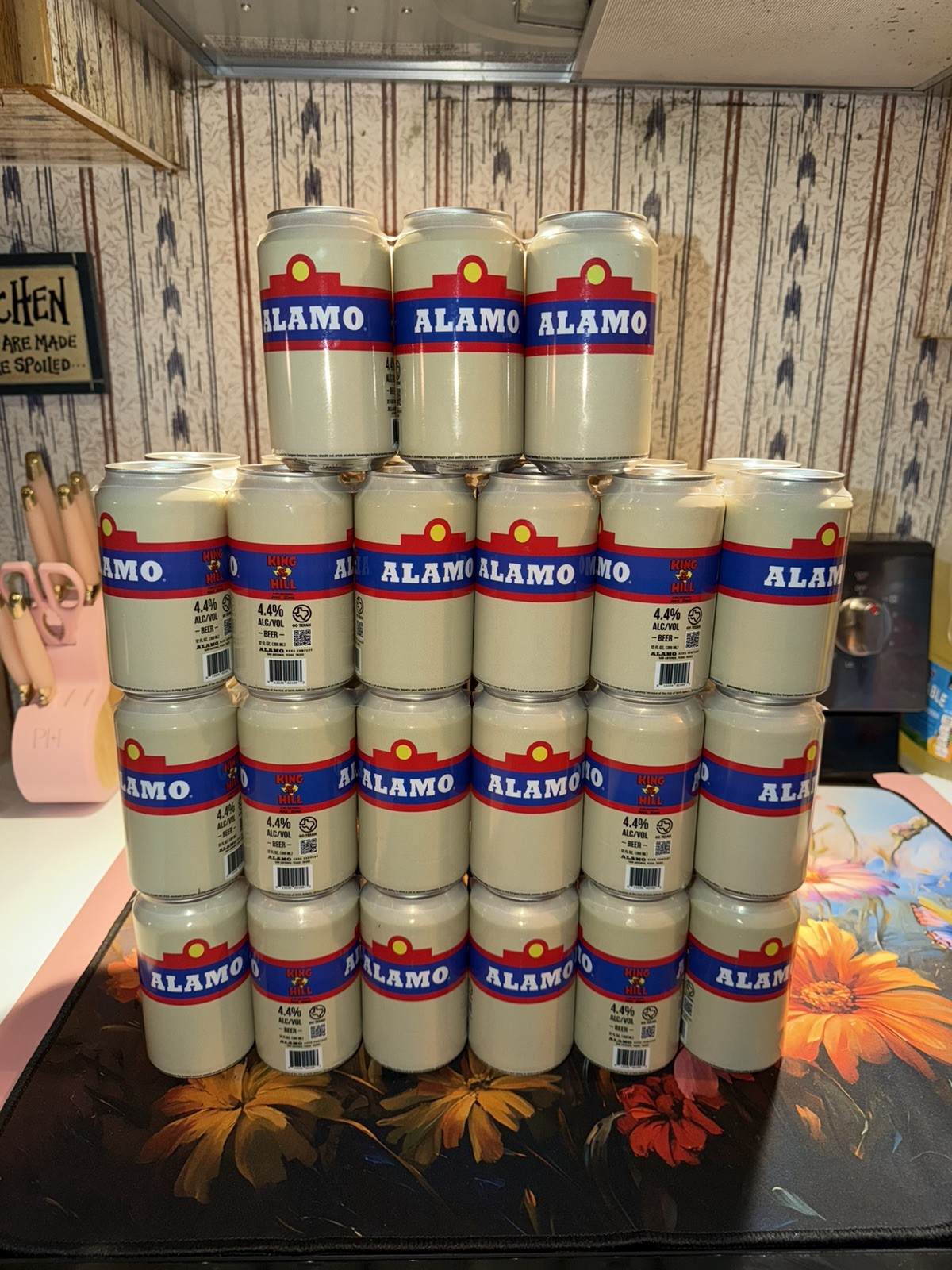 6-pack Alamo King of the Hill Beer Cans - No Visible Drain Holes | eBay