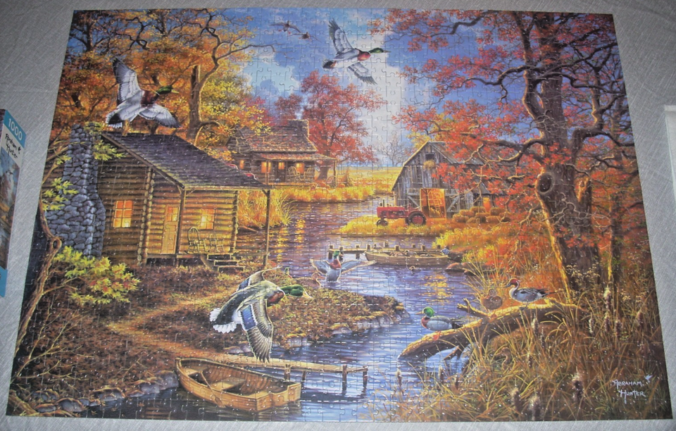 Cra-Z-Art 2019 🧩Abraham Hunter🧩Bayou Haven 🧩 1000 pc Puzzle - Complete ...