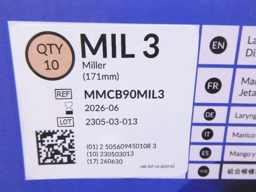 10 Pack PROACT Metal Max Combi 90 Laryngoscope Blade & Adult Handle EXP ...