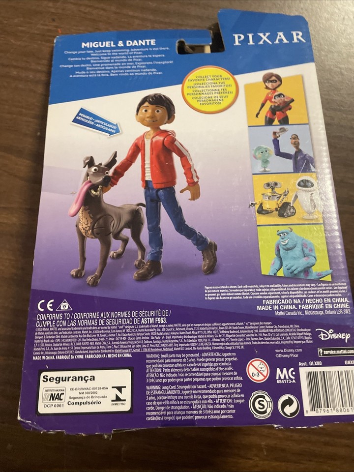 Disney Pixar Coco Miguel and Dante Action Figures 5.6 inches Red Hoodie ...
