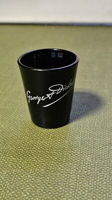 GEORGE DICKEL SIGNATURE SHOT GLASS TENNESSEE WHISKEY Shotglass Black | eBay
