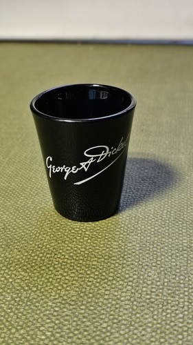 GEORGE DICKEL SIGNATURE SHOT GLASS TENNESSEE WHISKEY Shotglass Black | eBay