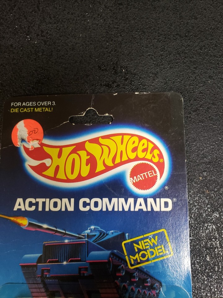 vintage Hot Wheels Action Command Sting Rod 5025 Military Vehicle 1986 ...
