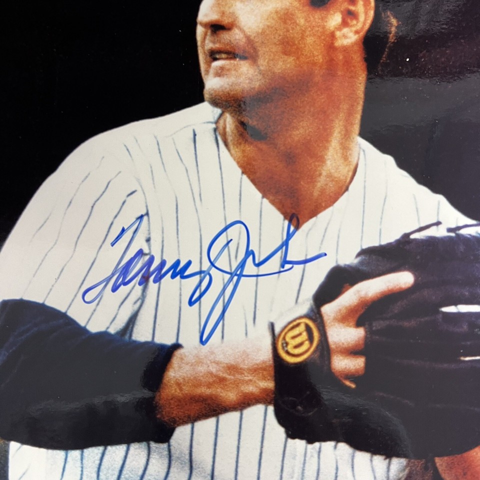 Tommy John Autographed New York Yankees 8x10 Photo Signed Beckett BAS ...