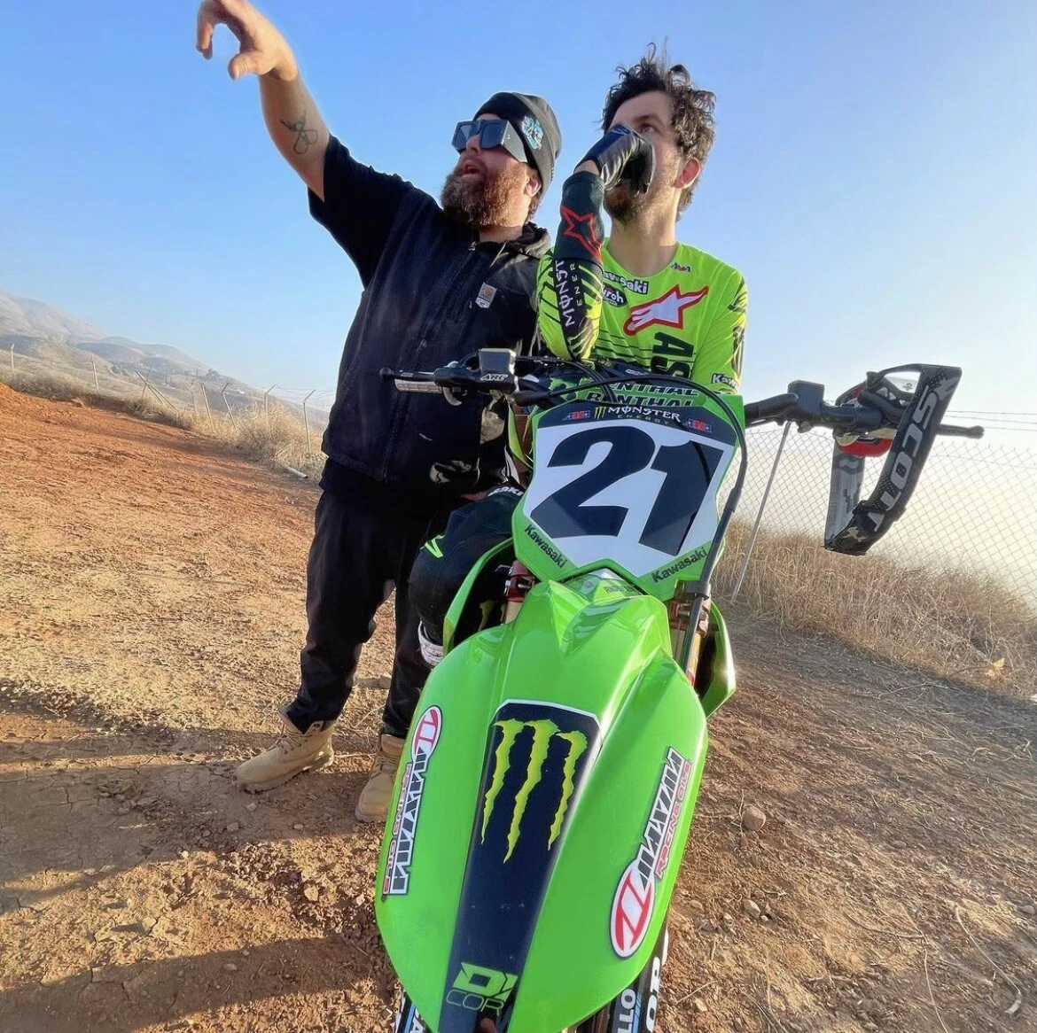 Derek Anderson Motocross Bike