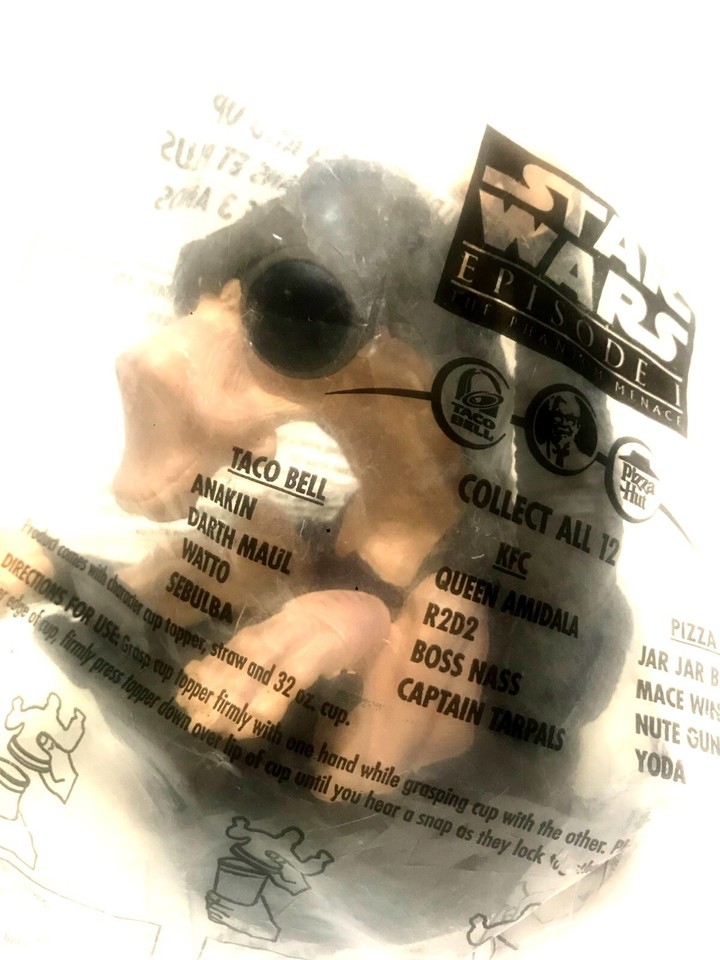 NEW Star Wars Episode 1 KFC/Taco Bell/Pizza Hut Sebulba Cup Topper ...