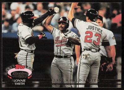 1993 Topps Stadium Club Murphy #182 Lonnie Smith Atlanta Braves | eBay