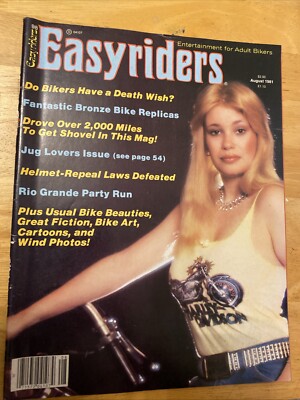 Easy Riders Magazine August 1981 David Mann Art Work Included #98 | eBay