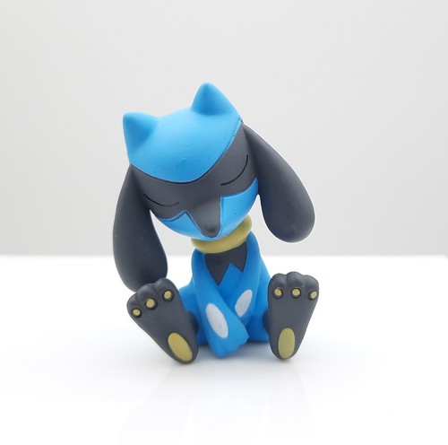 Pokemon Riolu sleeping 1.5" gacha figure toy | eBay