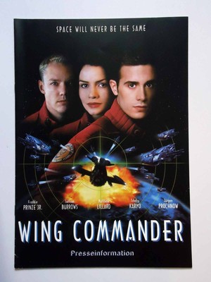 Wing Commander - Freddie Prinze jr Matthew Lillard - Presseheft + 4 ...